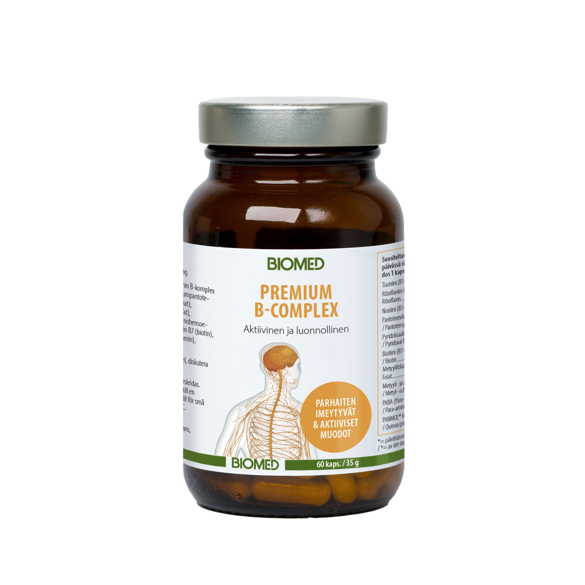 Biomed Premium B-complex | Active & Natural B Vitamins 🌿