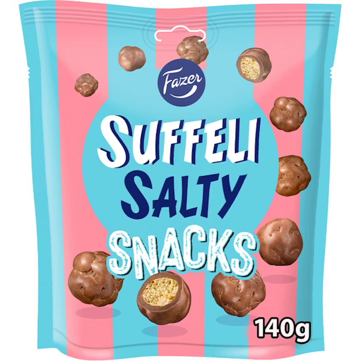 Fazer Suffeli Salty Snacks | Crunchy Chocolate Corn Bites 😊