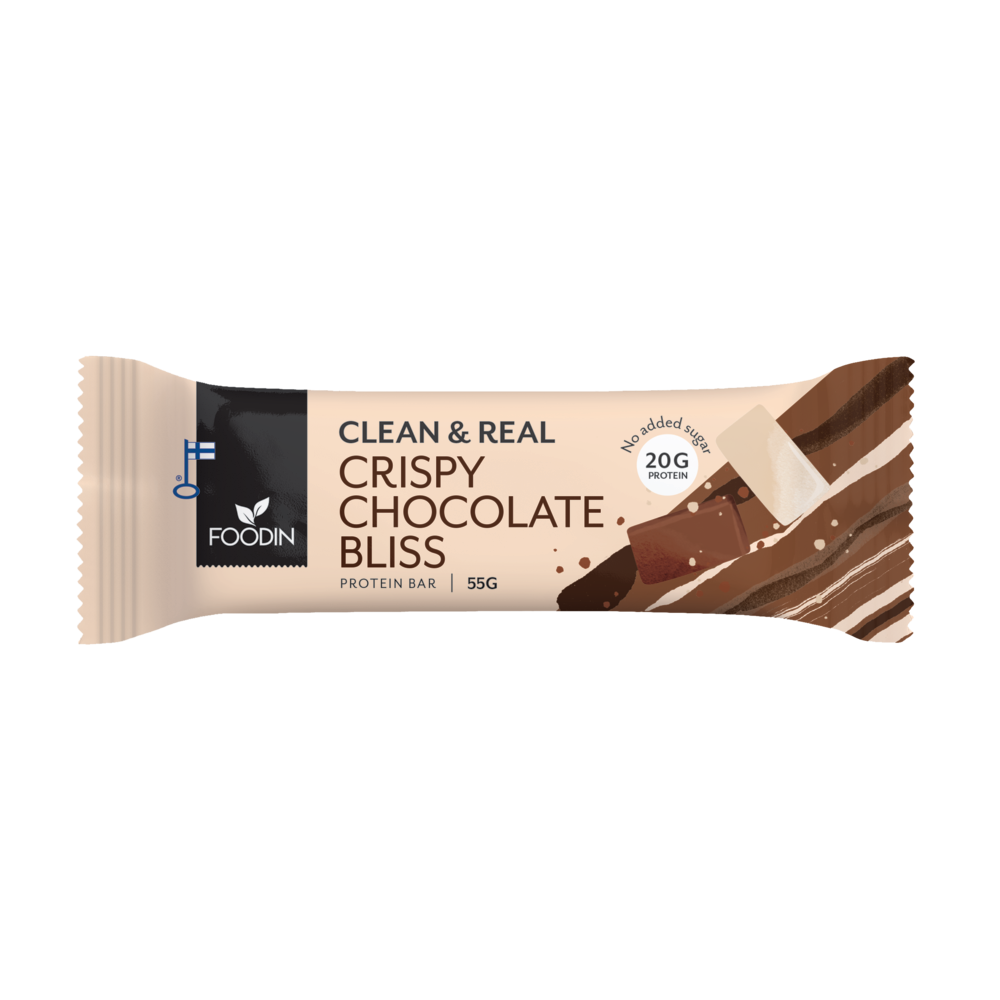 Foodin Clean & Real Protein Bar Crispy Chocolate Bliss 🍫