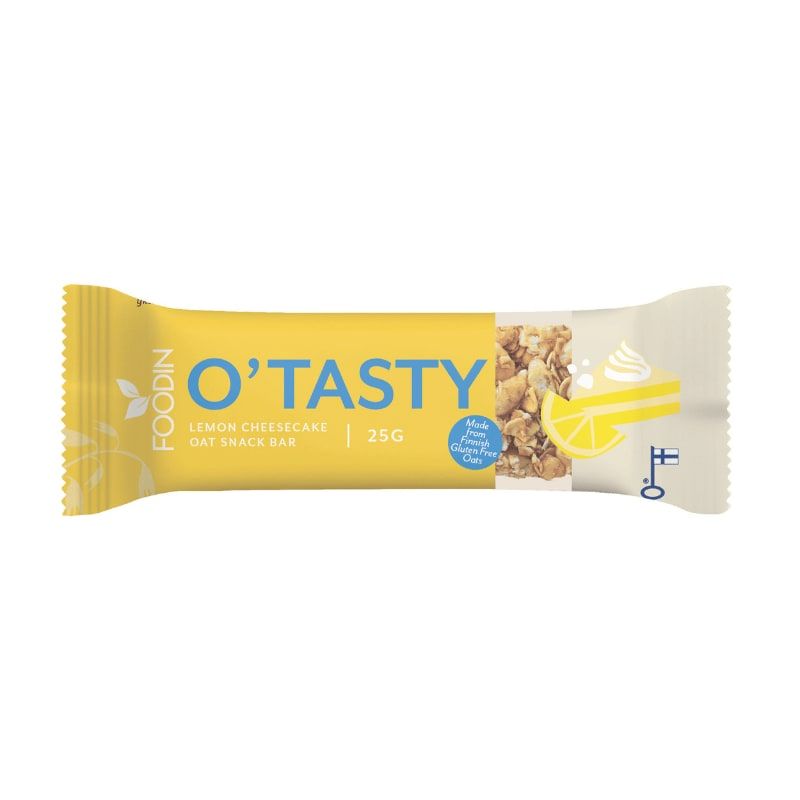 Foodin O'Tasty Oat Bar Lemon Cheesecake | Gluten-Free 🍋