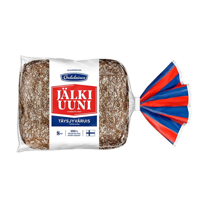 Oululainen Jälkiuuni Whole Grain Rye | Traditional Finnish Rye Bread