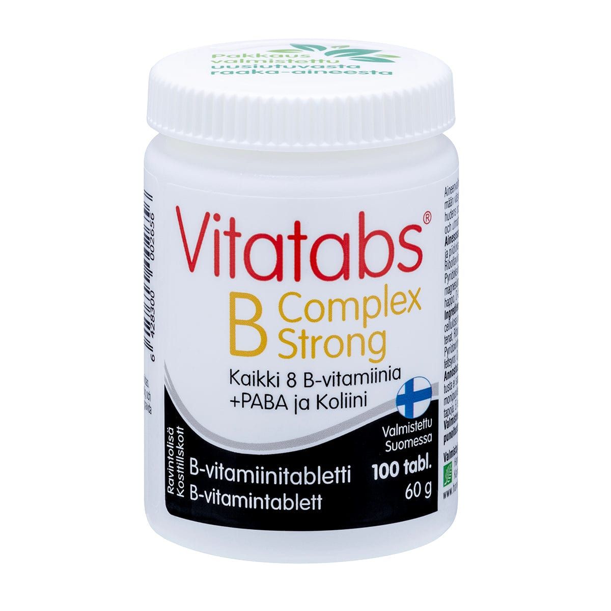 Vitatabs B-Complex Strong | Strong Vegan B-vitamin Complex 💊
