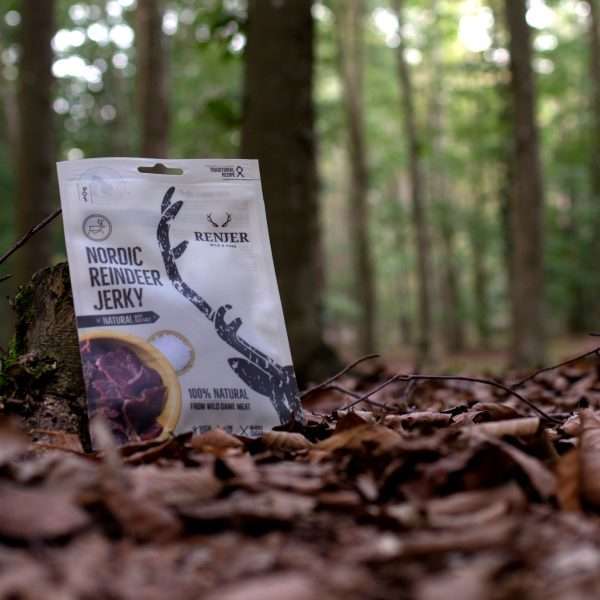 Renjer Nordic Reindeer Jerky Sea Salt | Most Exotic Jerky You Can Find